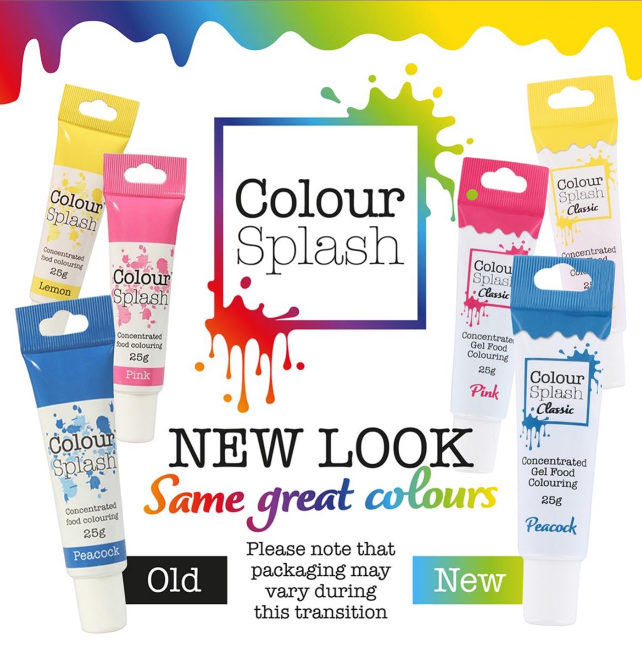Coral Colour Splash Concentrated Food Colourings Gel - 25g | Sugar & Ice