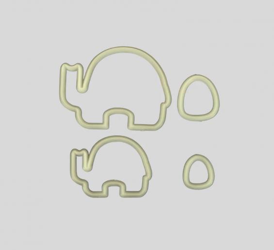 FMM - Elephants Cutters - Set of 4 | Sugar & Ice