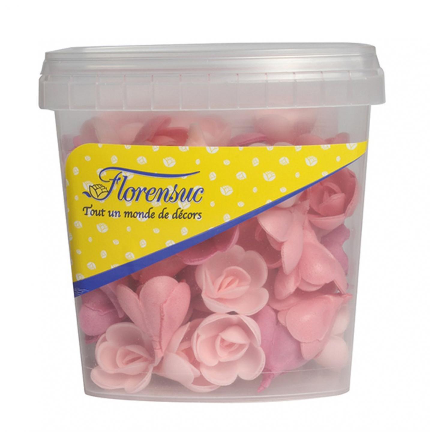 Red Fruit Flavour Wafer Roses (Box 72) | Sugar & Ice
