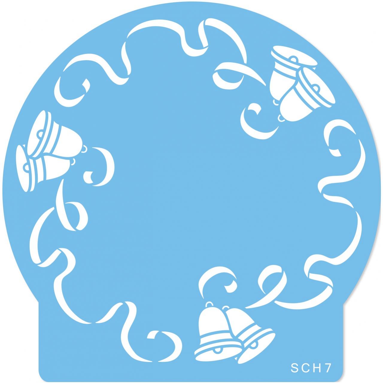 JEM - Ribbon And Bells Stencil | Sugar & Ice