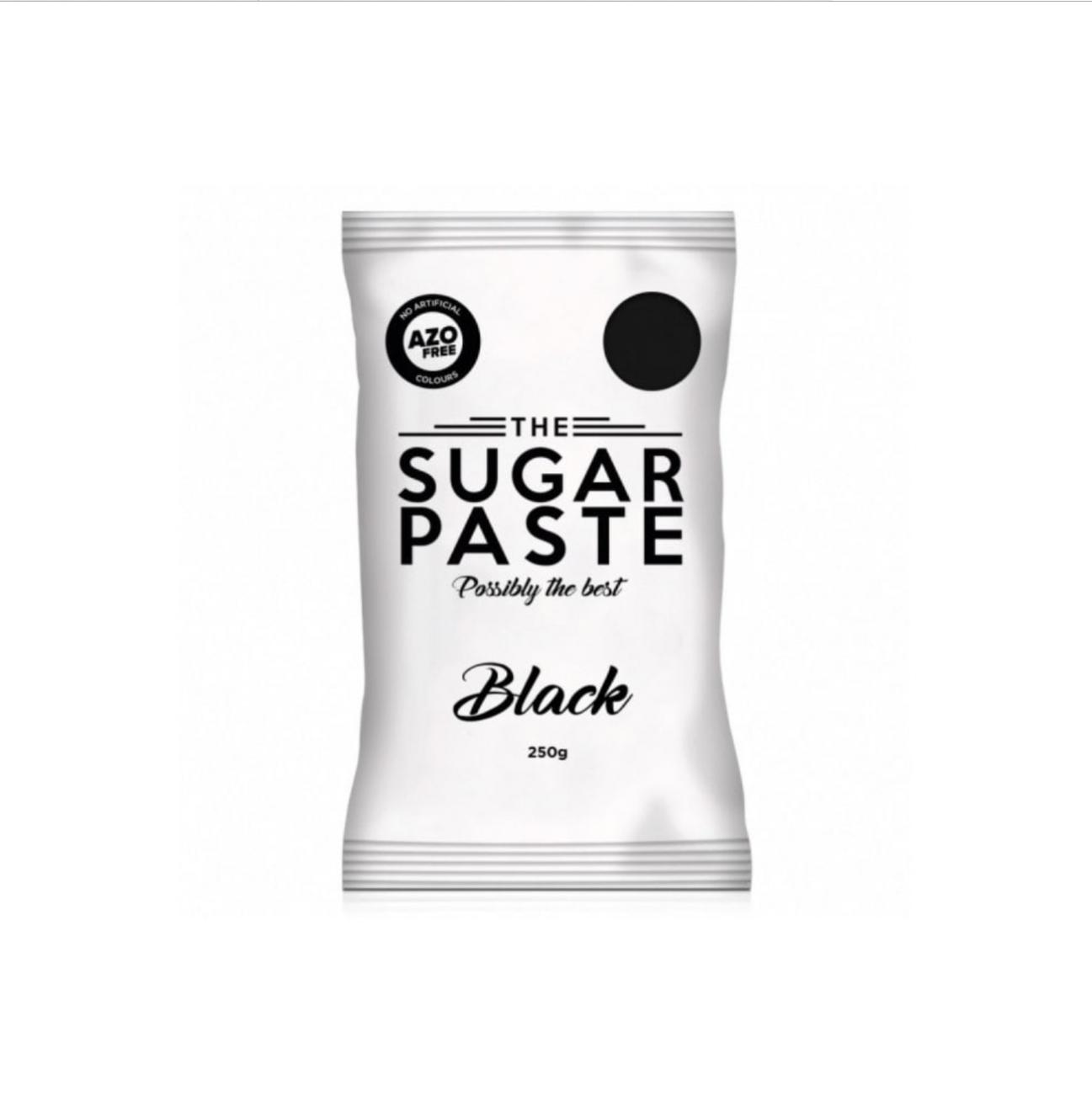 THE SUGAR PASTE - Black 1kg Sugarpaste Fondant Icing | Sugar & Ice